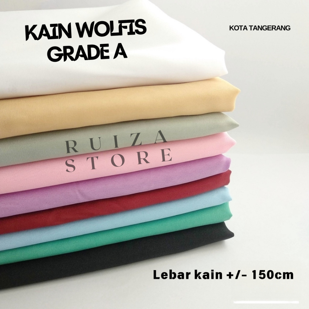 Jual Bahan Kain Wolfis Lembut Murah / Kain Woolpeach / Kain Wolfis ... Jual Bahan Kain Wolfis Lembut Murah / Kain Woolpeach / Kain Wolfis ...