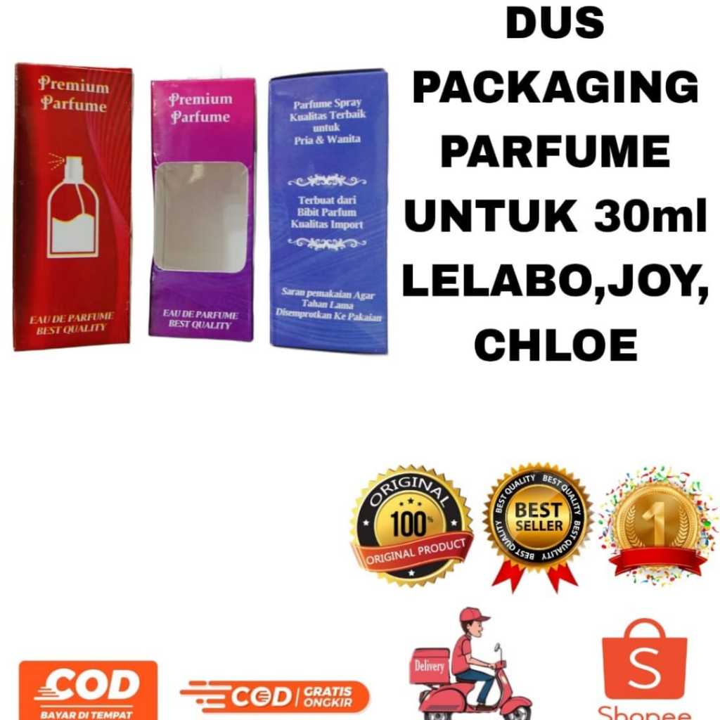 Jual 12 PCS DUS PACKAGING PARFUM UNTUK MENAMBAH KESAN MEWAH HARGA UNTUK ...