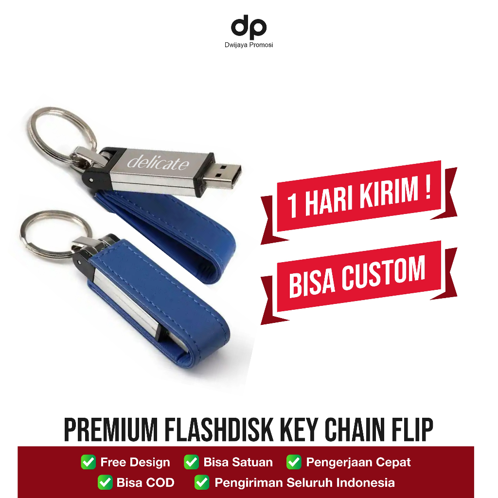Jual Flashdisk USB Key Chain Flip 4GB, 8GB, 16GB, 32GB Real Capacity ...