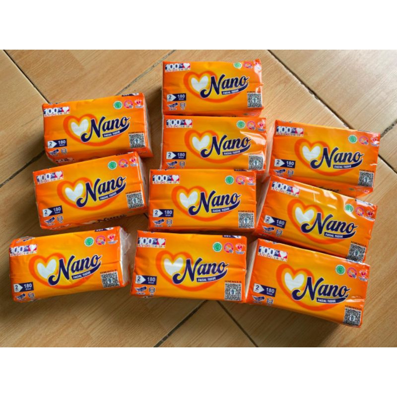 Jual Tisu Merk NanO isi 180 lembar | Shopee Indonesia