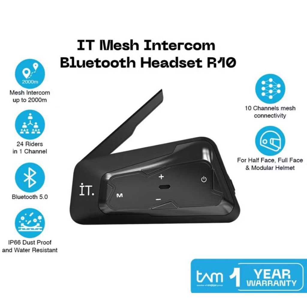 Jual INTERCOM IT R10 MESH INTERCOM IT R10 MESH INTERCOM INTERCOM ...