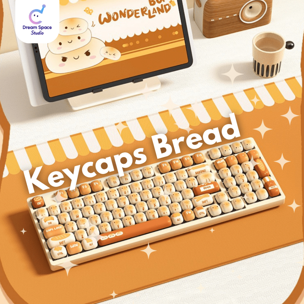 Jual Dreamspace Studio Keycaps AKKO Bread Design | Shopee Indonesia