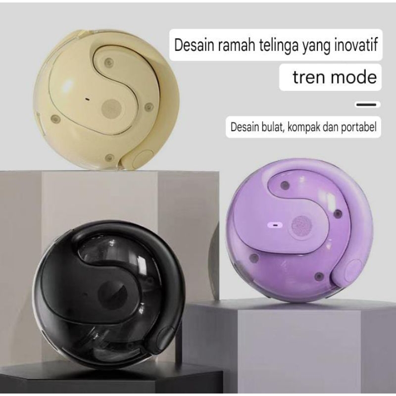 Jual KKT OWS-BY01 earphone tws bluetooth V5.3 hifi sound wireless earbuds stereo | Shopee Indonesia