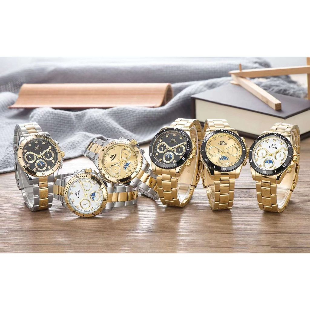Jual MK MIKE JAM TANGAN PRIA/FREEBOX+BATTERAI CADANGAN/8883 | Shopee ...