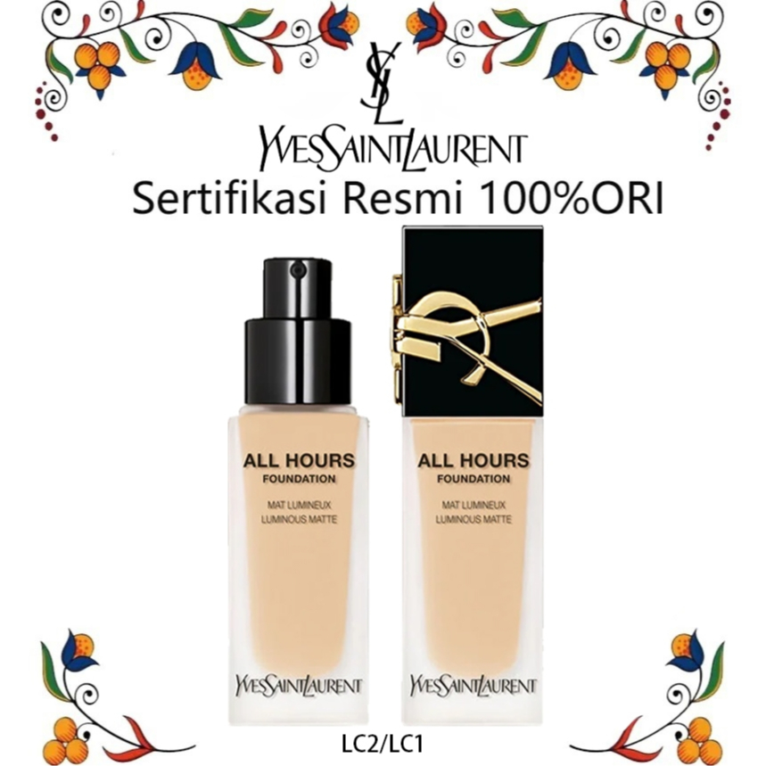 Jual YSL All Hours Foundation Luminous Matte 25ML | Shopee Indonesia