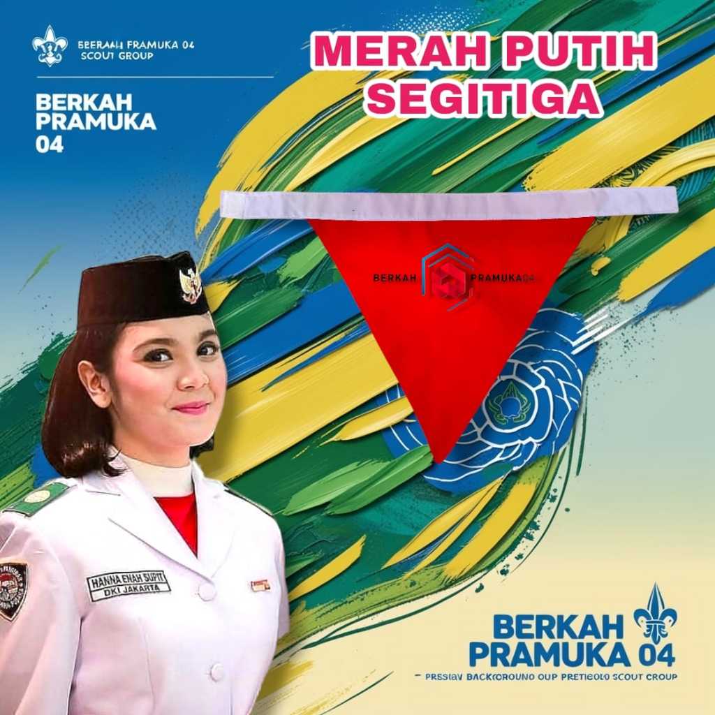 Jual Slayer syal scraft merah putih segitiga paskibra | Shopee Indonesia