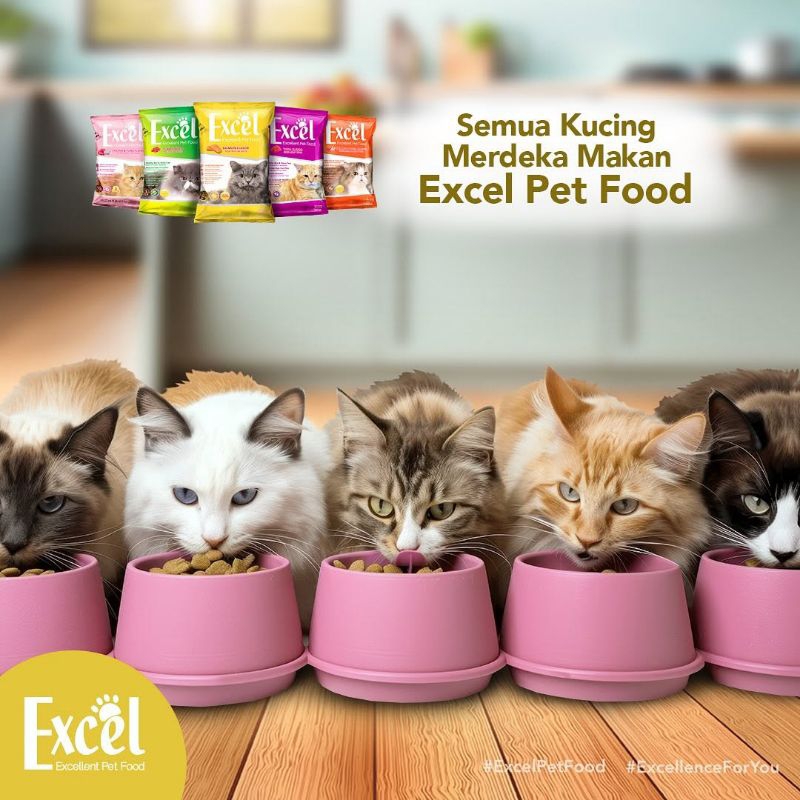 Jual Excel Cat Food 20kg (Isi 40pcs) Excel Adult | Shopee Indonesia