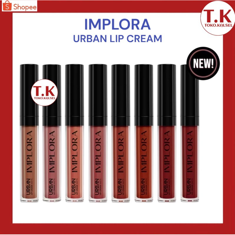 Jual IMPLORA Urban Lip Cream Matte Implora | Shopee Indonesia