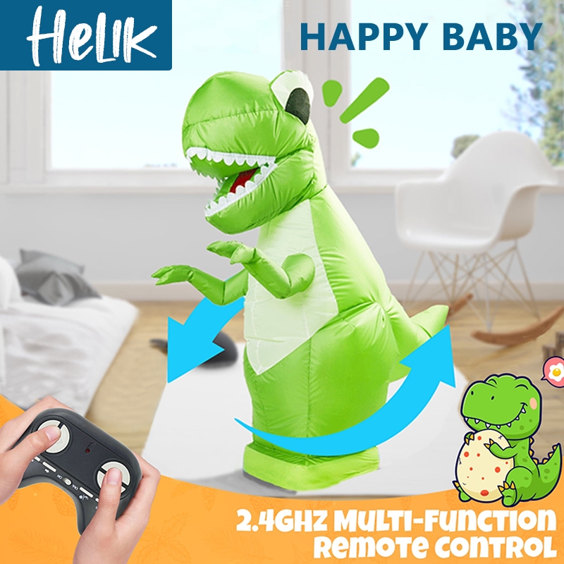 Jual Mainan Inflatable Dinosaur Remote Control RC Dino Mainan Mobil 2 ...