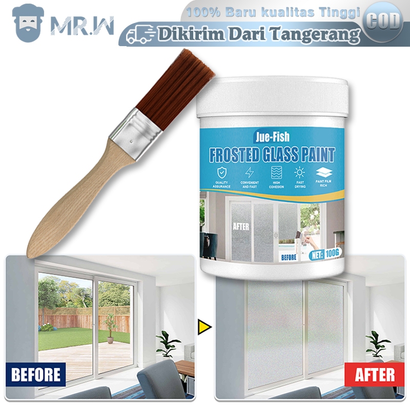 Jual Cat Kaca Jendela 100g Frosted Glass Paint Anti Intip Cat Kaca ...
