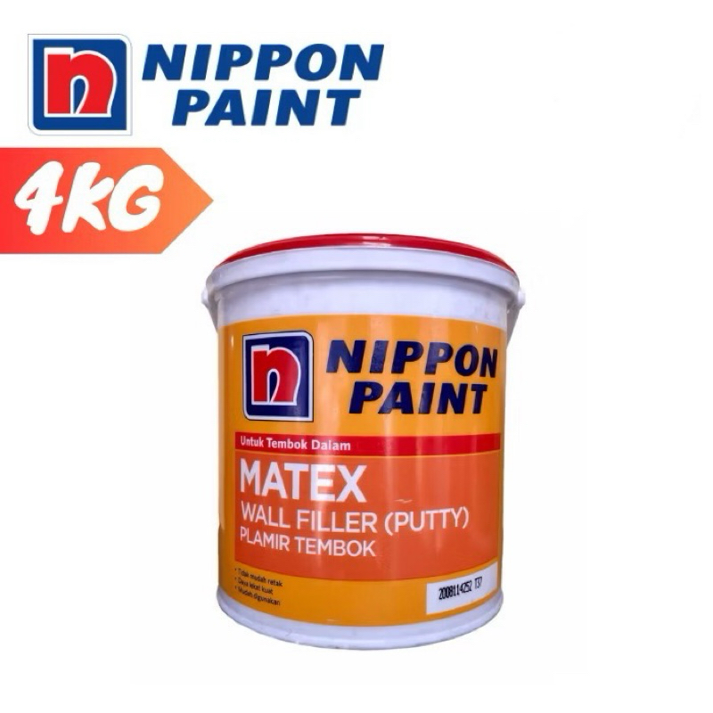 Jual PLAMIR/ DEMPUL DINDING/ TEMBOK Nippon Paint Matex Plamir Tembok 4kg Wall Filler (Putty ...