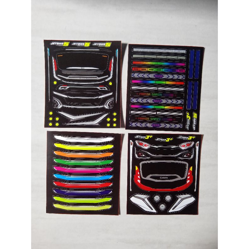 Jual Stiker bus stiker lampu miniatur bus jb5 dan jb3 | Shopee Indonesia
