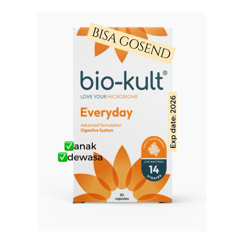 Jual Biokult Probiotic Bio-kult Everyday Advanced Formulation Digestive ...