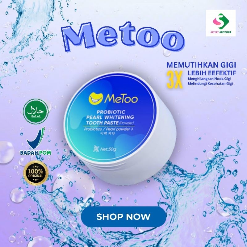 Jual Metoo Whitening Tooth Paste Membantu Memelihara Gigi dan ...