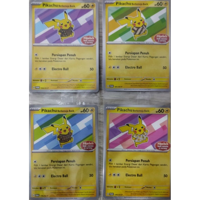 Jual pikachu batik kartu pokemon tcg | Shopee Indonesia