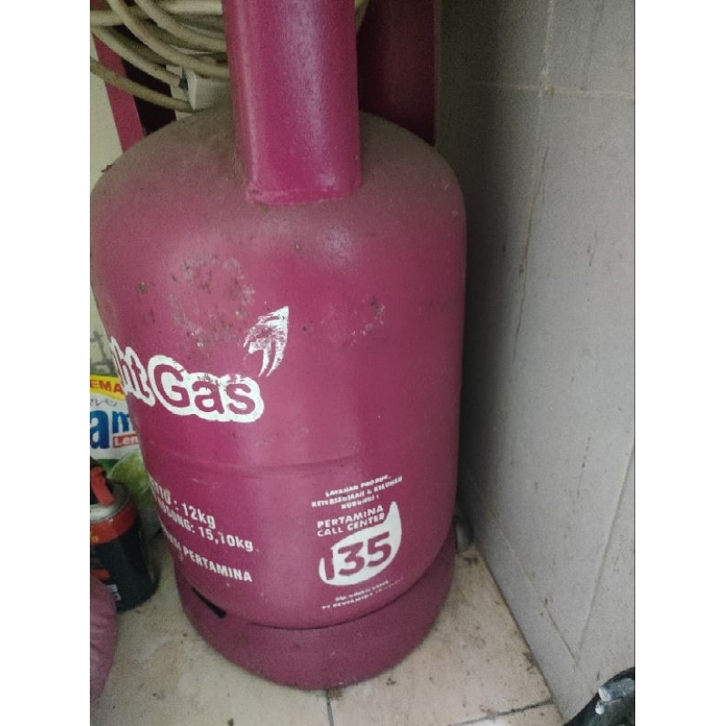 Jual Tabung gas Elpiji Pertamina / bright gas 12 kg kosong | Shopee ...