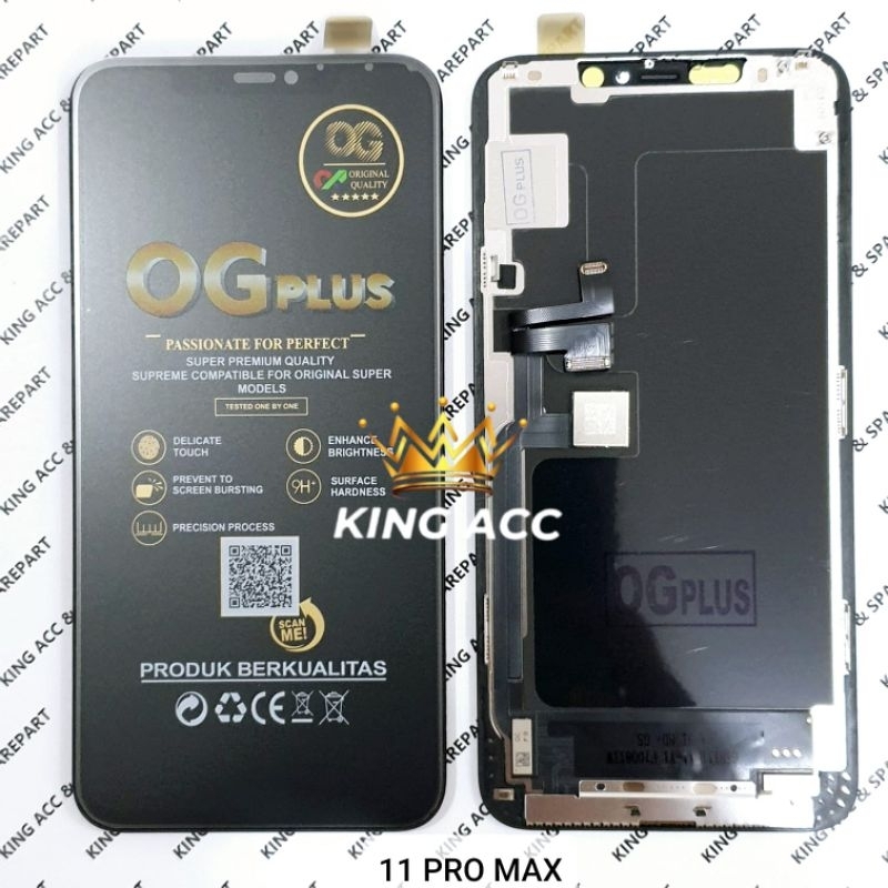 Jual NEW OG SUPER LCD TOUCHSCREEN IPHON IPH 11 PRO MAX BLACK OG SUPER ...