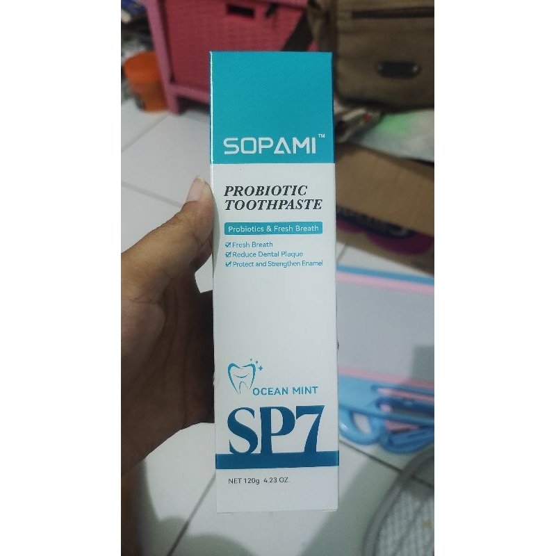 Jual Sopami Probiotic Toothpaste SP7 Ocean Mint | Shopee Indonesia