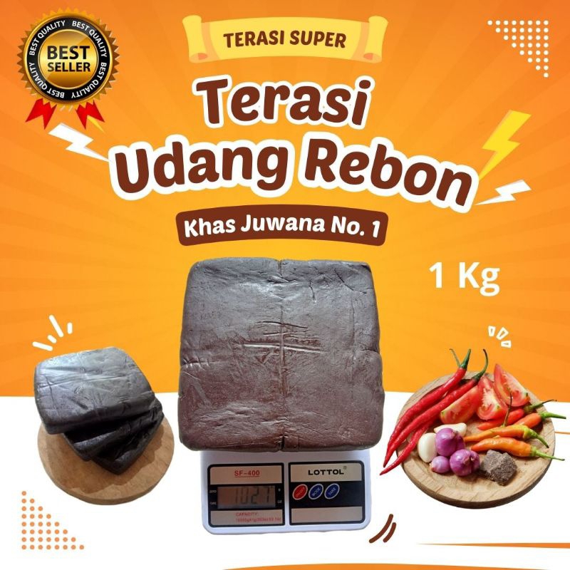 Jual TERASI UDANG 1 Kg ENAK SUPER NOMOR 1 KHAS JUWANA | Shopee Indonesia