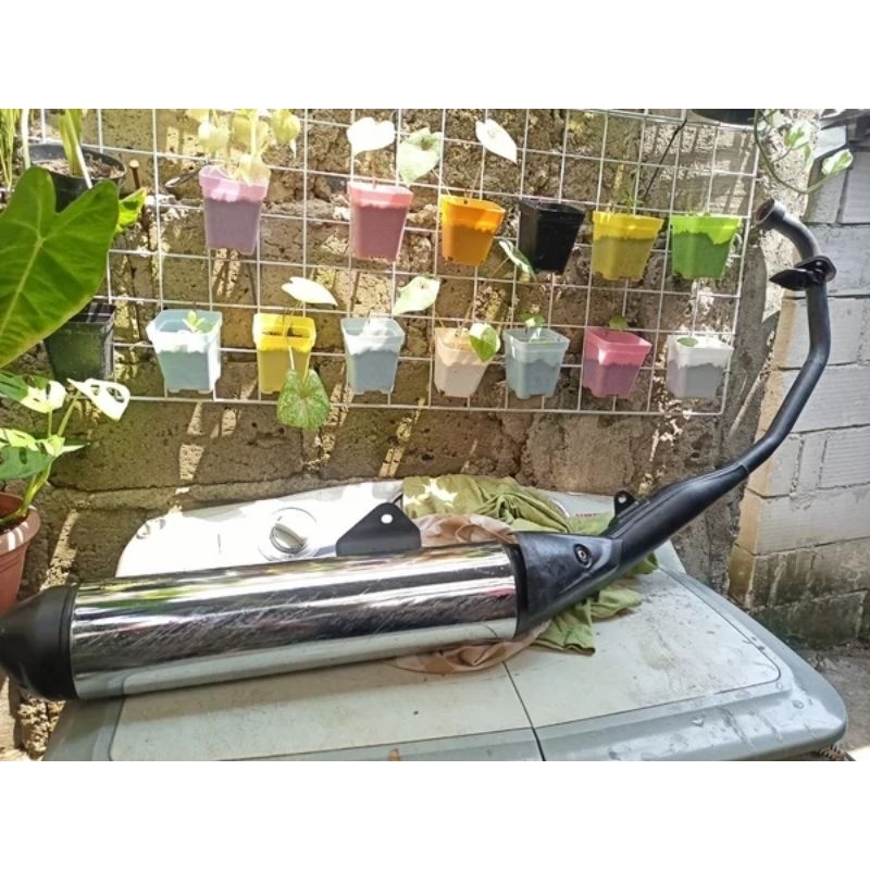 Jual Knalpot Sonic honda sonik 150 original ori copotan standar ...