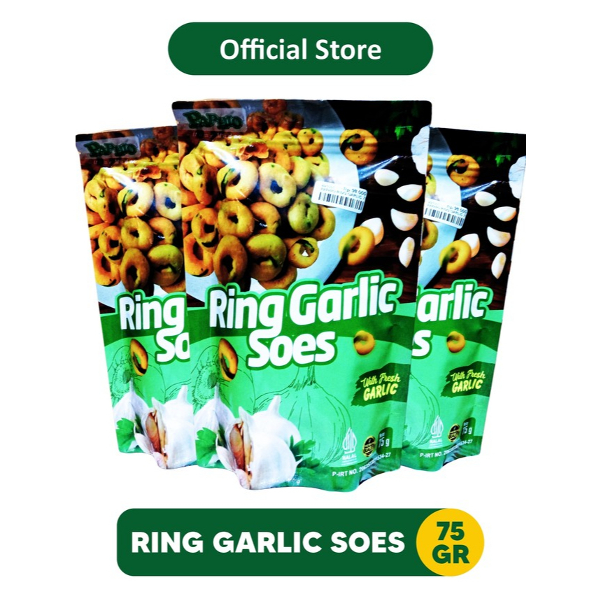 Jual Ring Garlic Soes Rasa Bawang Putih Gurih 75r | Oleh Oleh Khas Batu ...