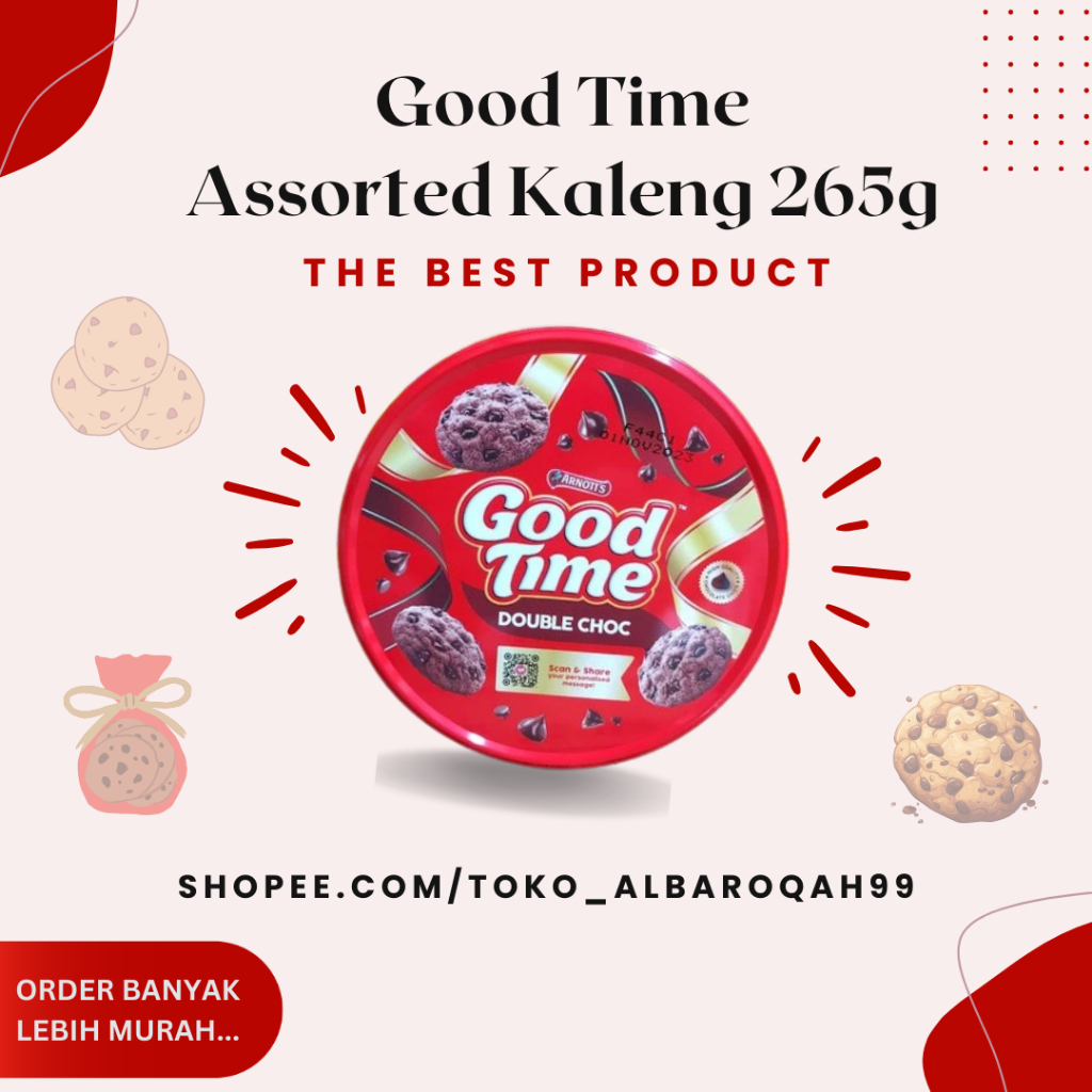 Jual Good Time Cookies Assorted Kaleng 265g | Shopee Indonesia