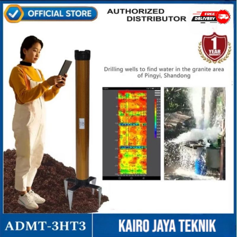 Jual Alat Deteksi Air Tanah Geolistrik Autometic ADMT-3HT3 New Versi 4 ...