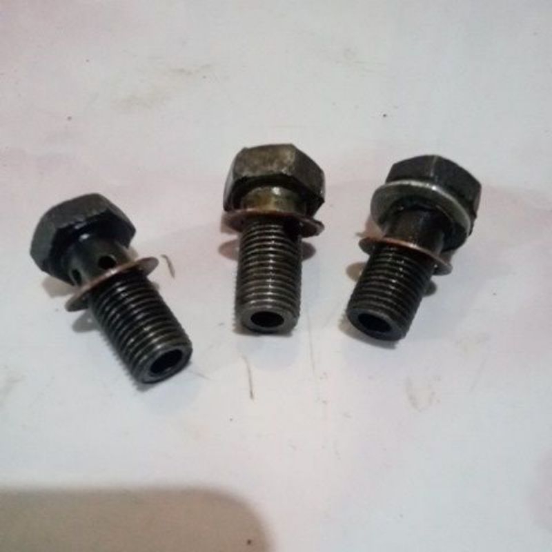 Jual BAUT SLANG OIL MESIN DIESEL 12mm ORIGINAL COPOTAN | Shopee Indonesia
