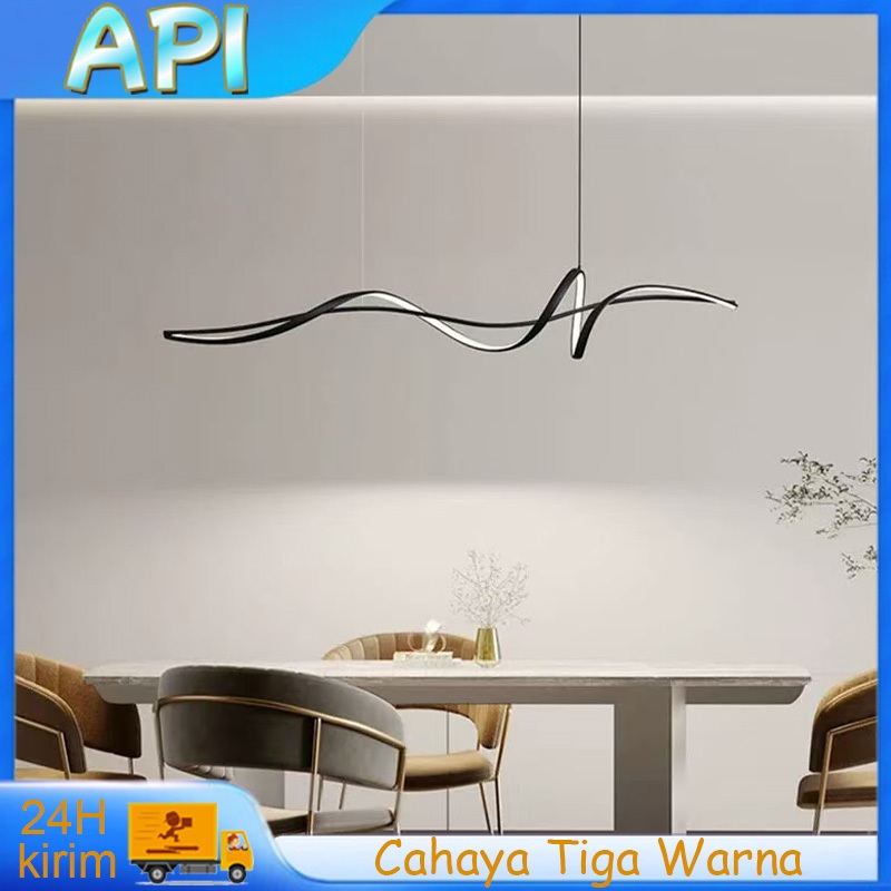 Jual Lampu gantung restoran lampu gantung ruang tamu aesthetic lampu gantung minimalis modern ...