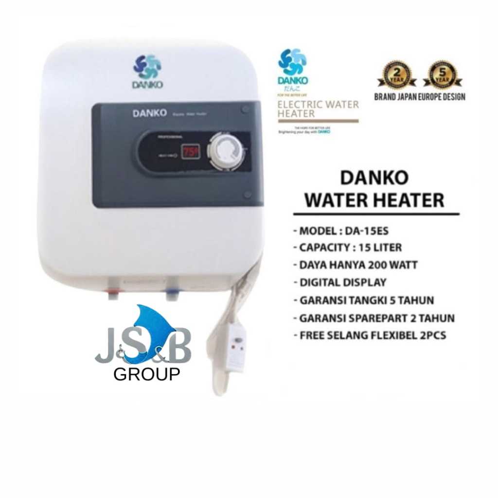Jual Water heater watt kecil danko kapasitas 15 liter | Shopee Indonesia