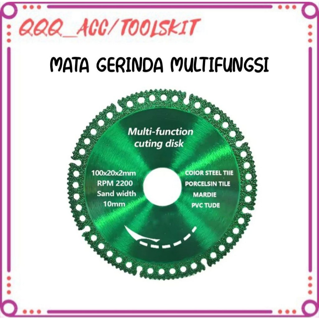 Jual Mata Gerinda Besi Batu Kayu Keramik Metal Besi Stainless Steel ...