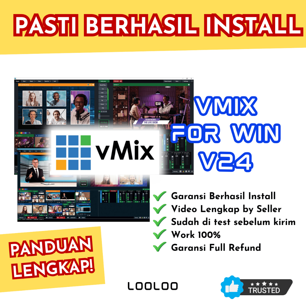 Jual Vmix Pro 24 Full Version Lifetime + Video Cara Instal LooReborn ...