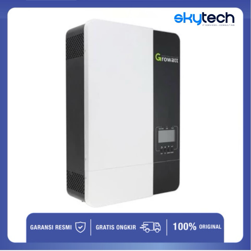 Jual Growatt SPF 5000ES 5KW Inverter Off Grid Hybrid Single Phase Wifi | Shopee Indonesia