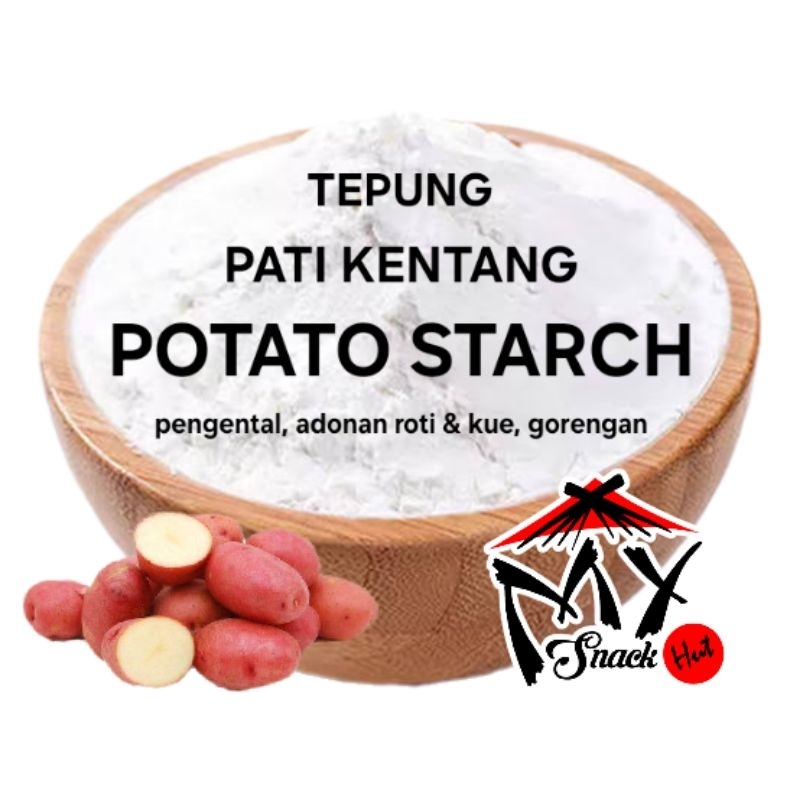 Jual POTATO STARCH 1KG PURE TEPUNG PATI KENTANG KATAKURIKO GAMJA JEON ...