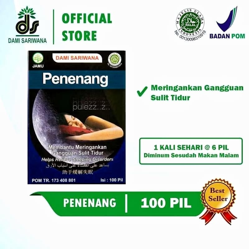 Jual PIL PENENANG (SOLUSI UNTUK GANGGUAN SUSAH TIDUR) | Shopee Indonesia