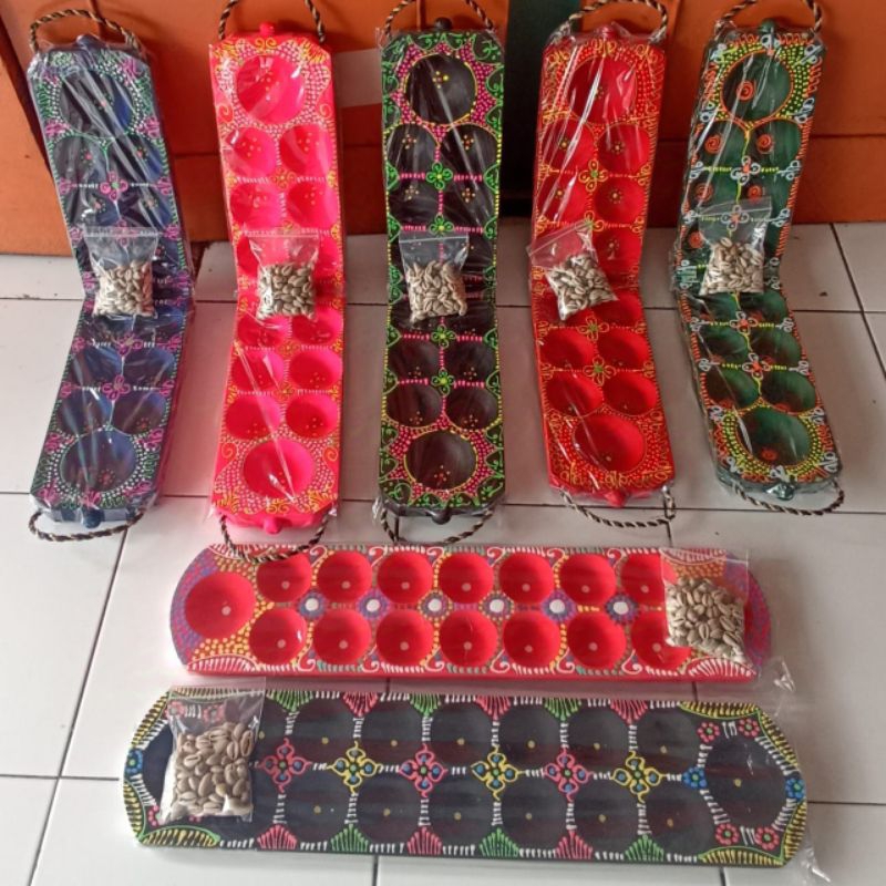 Jual Congklak Random Kayu Lipat Dakon/Mainan Tradisional/Mainan Edukasi ...