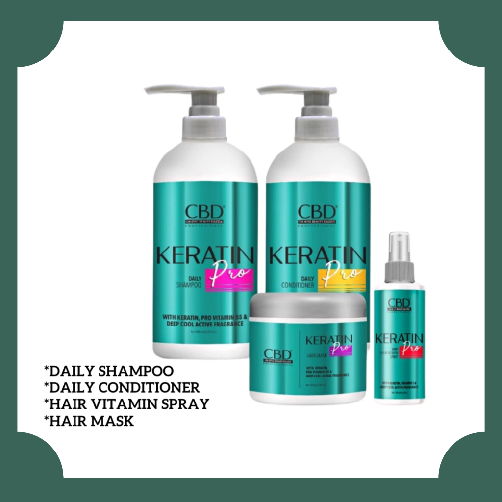 Jual CBD Professional Keratin Pro Daily Shampoo | Daily Conditioner ...