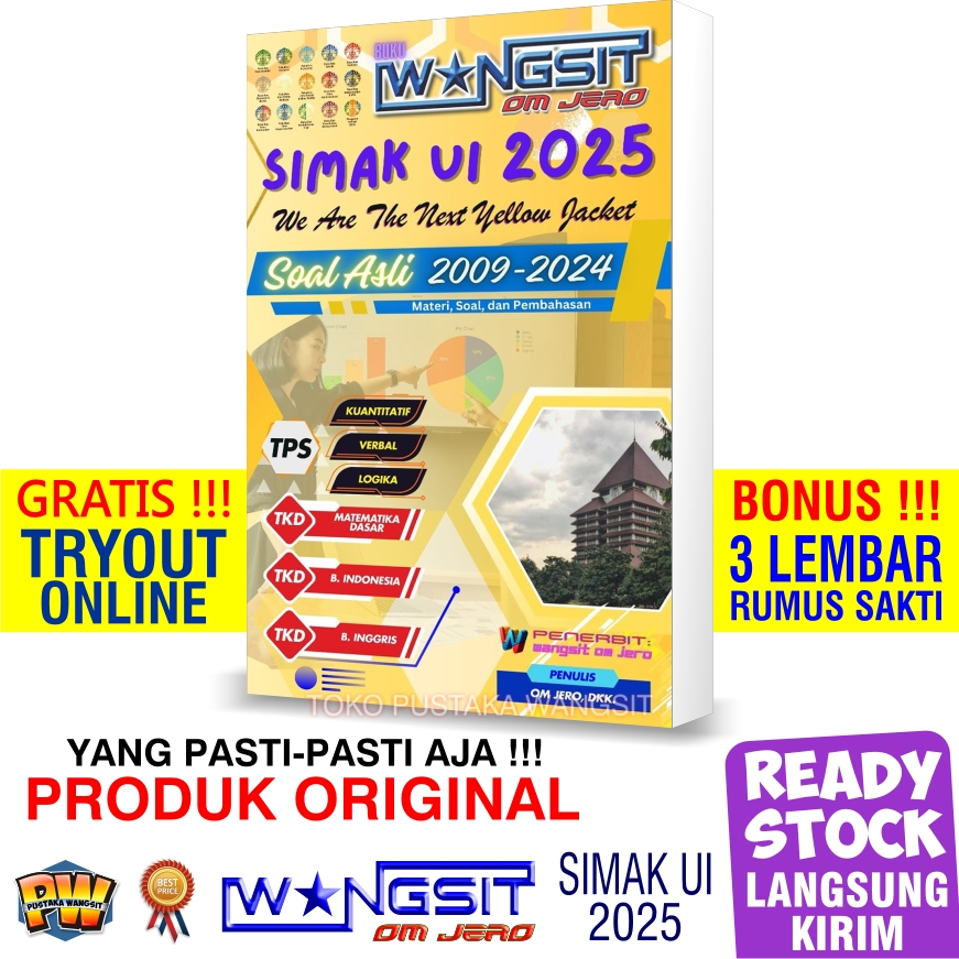 Jual Buku UTBK SNBT Wangsit OM JERO SIMAK UI 2025 | Shopee Indonesia