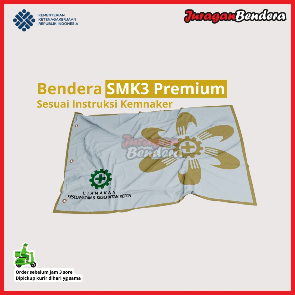 Jual Bendera Keselamatan SMK3 - 90x135 & 120x180 | Shopee Indonesia