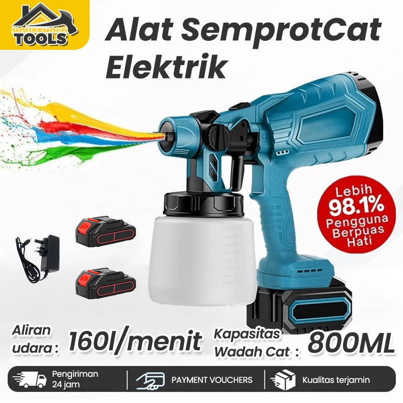 Jual 600W Mesin Semprot Cat Elektrik Nirkabel Berkekuatan/Alat ...