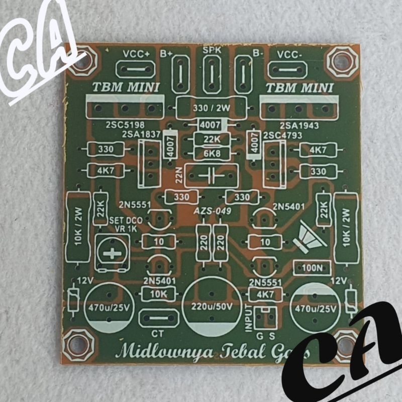 Jual PCB POWER AMPLIFIER TBM MINI MIDLOW TEBAL | Shopee Indonesia