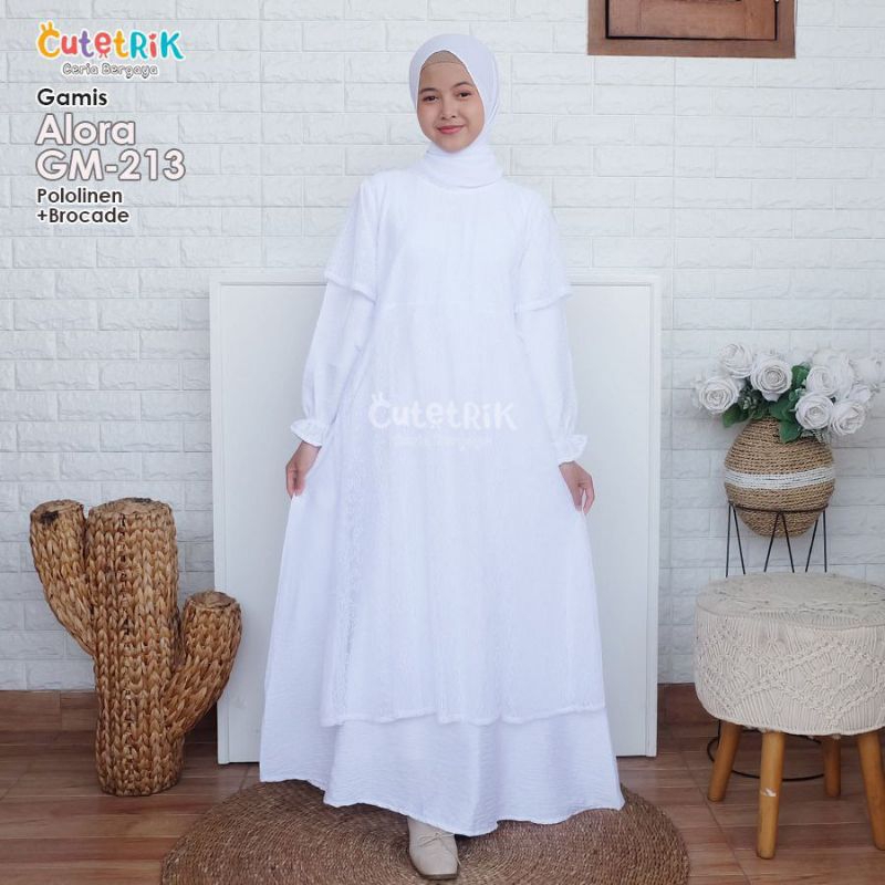 Jual GAMIS PUTIH BROCADE EDITION !! KIDS AND TEEN SERIES KOREAN LOOK ...
