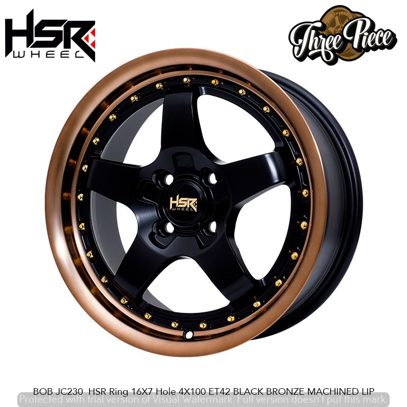 Jual Velg Mobil Racing HSR BOB R16 untuk Spin Spark Lancer Baleno Swift ...