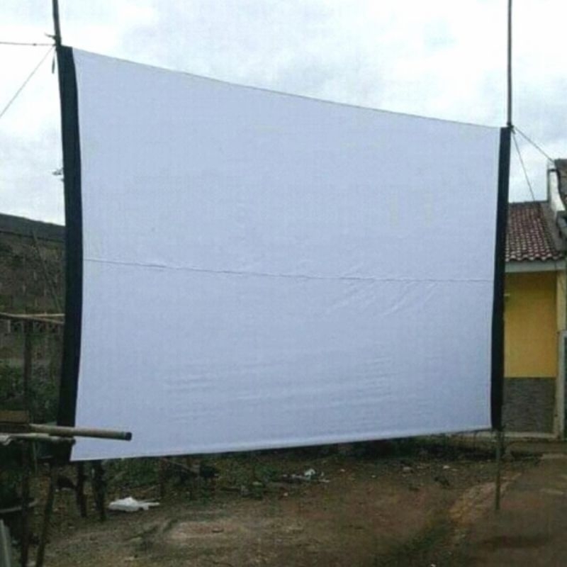 Jual Kain Layar Tancap / Proyektor 150 x 250 Bahan Sambungan | Shopee ...