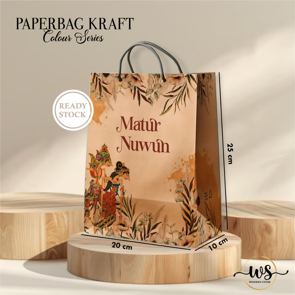 Jual PAPER BAG MOTIF READY STOCK SATUAN - PAPER BAG MURAH SOUVENIR ...