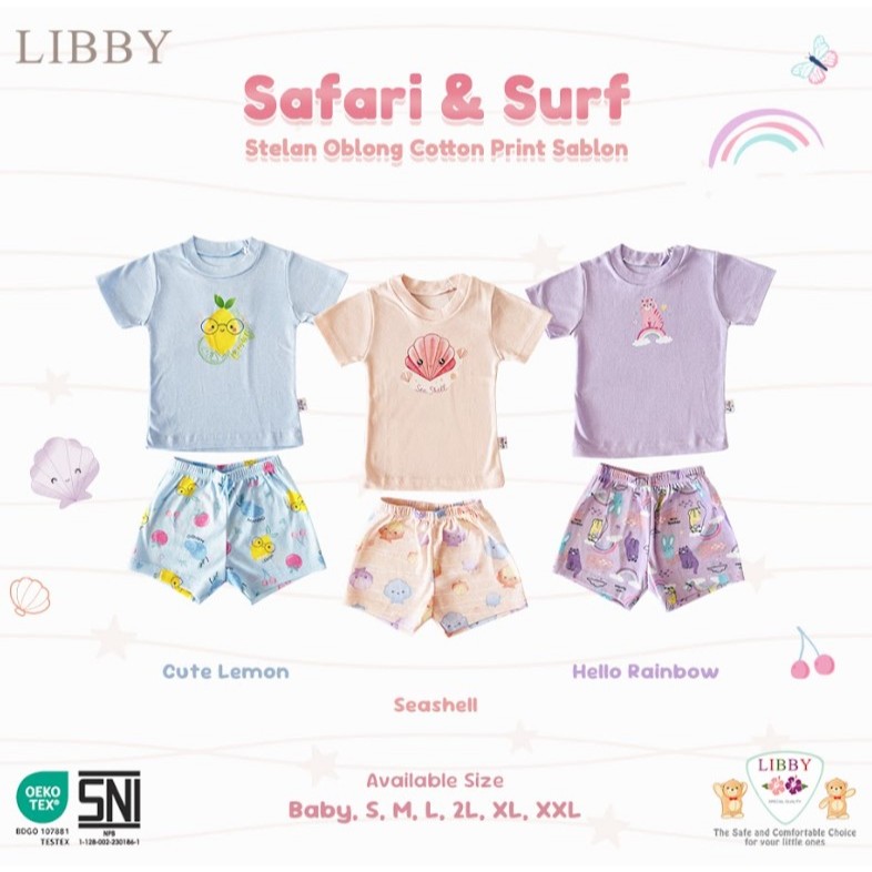 Jual Libby Setelan Cotton TIPIS (( PENDEK GIRL )) Size NB.S.M.L | Pakaian Anak Full Print ...