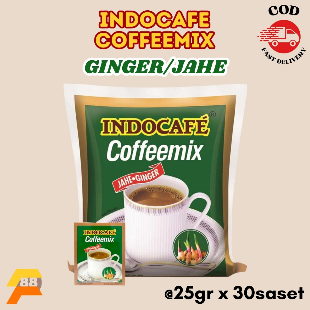 Jual Indocafe Coffeemix Ginger Jahe Isi 30 Sachets | Shopee Indonesia