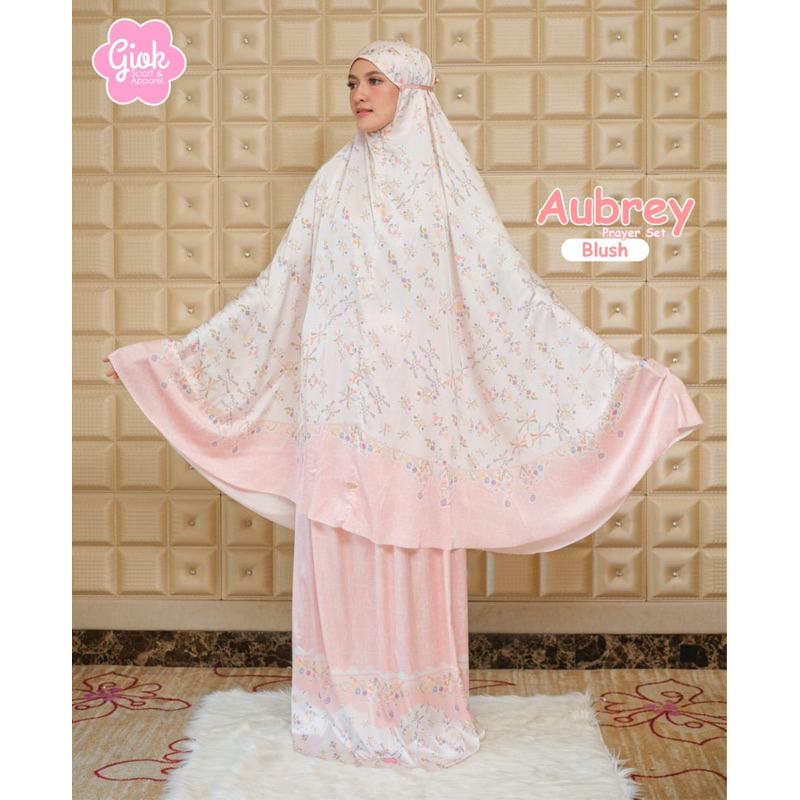 Jual Aubrey Prayer Set by Giok Scarf - Mukena Printing Motif Lebaran ...