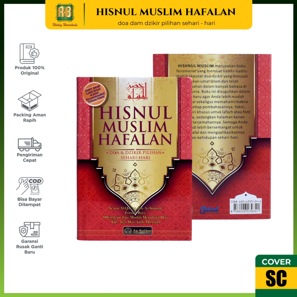 Jual Buku Islam Hisnul Muslim Hafalan As Salam | Shopee Indonesia