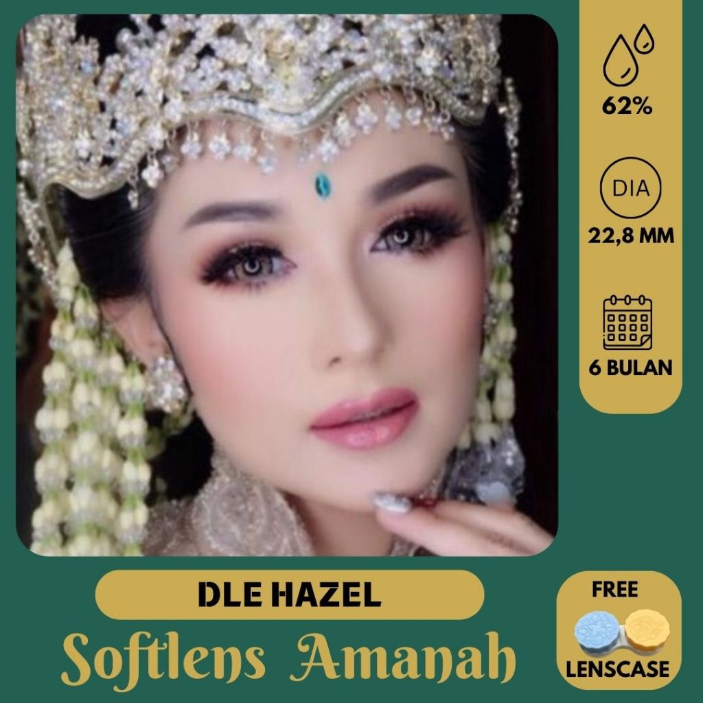 Jual Softlens DLE HAZEL 22,8MM SUPER BIG EYES / Softlens Amanah ...
